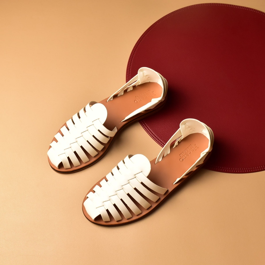 Haceno Footwear Marikina Leather Shoes in White, Black and Brown ...