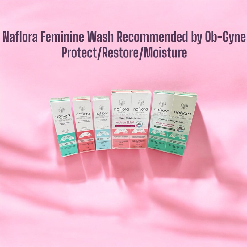 150ml /250ml naFlora MOISTURE RESTORE PROTECT feminine hygiene wash for ...