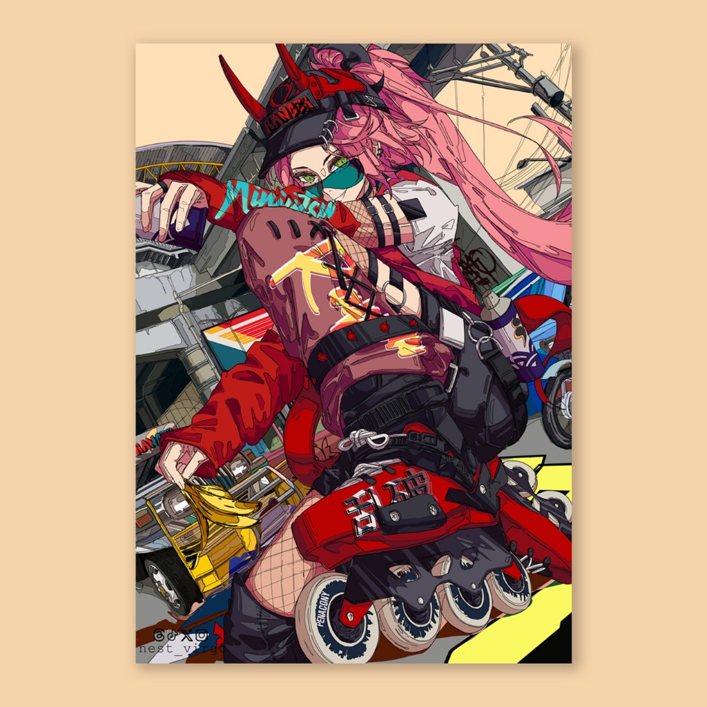 Rappa Honkai Star Rail Fanart Illustration |nestvirgo | Shopee Philippines