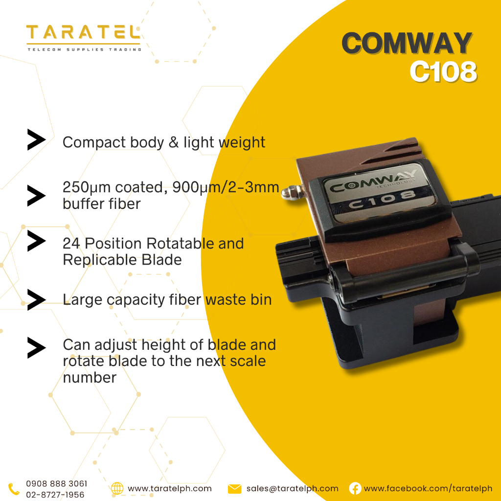 COMWAY C108 FIBER CLEAVER | Shopee Philippines