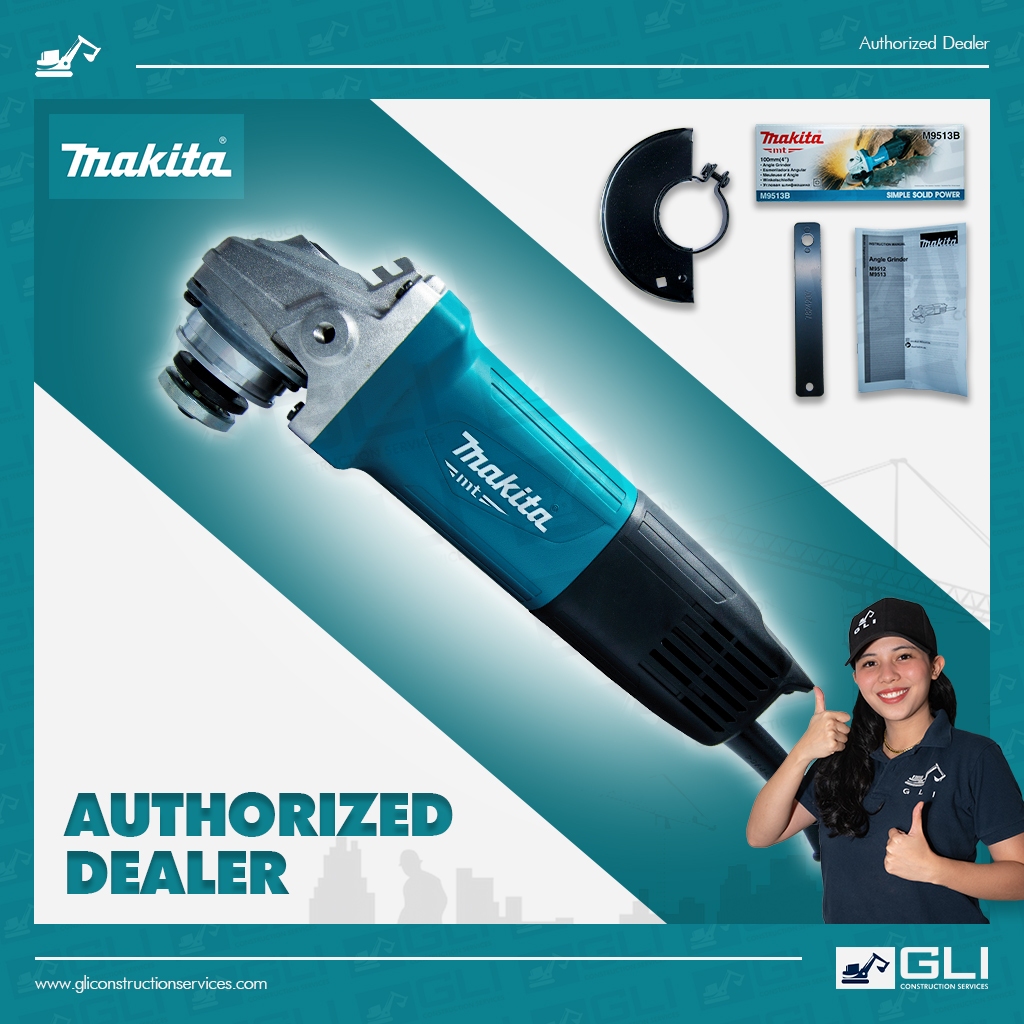 GLI - MAKITA 4" Angle Grinder 850W Toggle Switch (M9513B) | Shopee Philippines