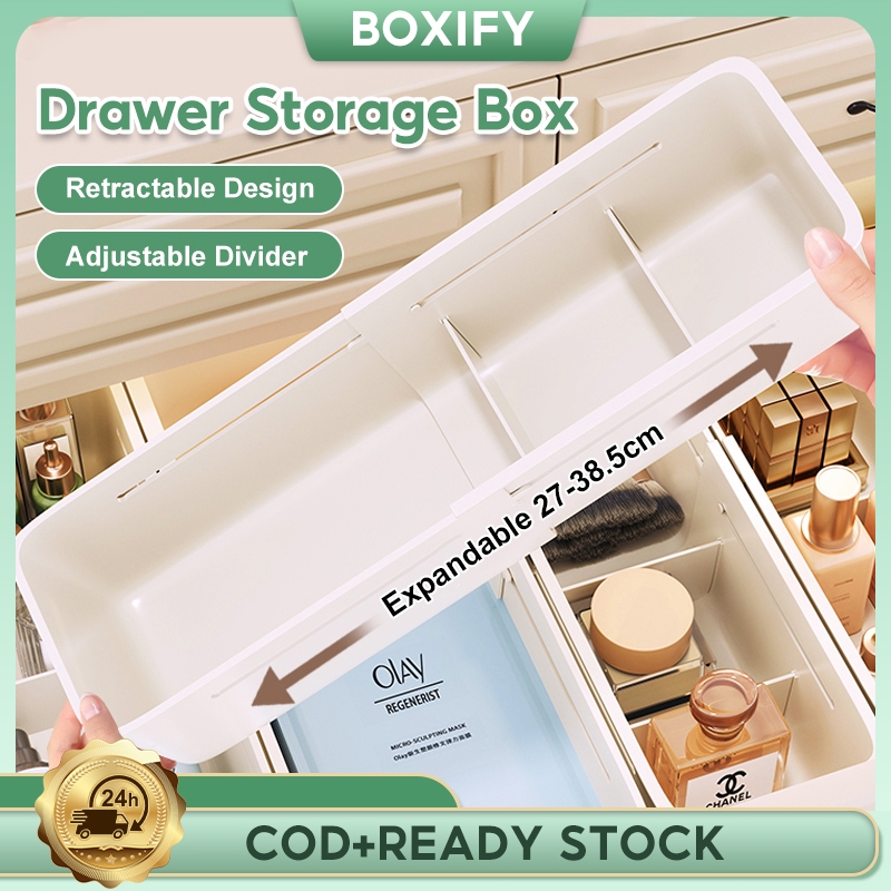 BOXIFY Drawer Organizer Adjustable Storage Box Multifunction Container ...