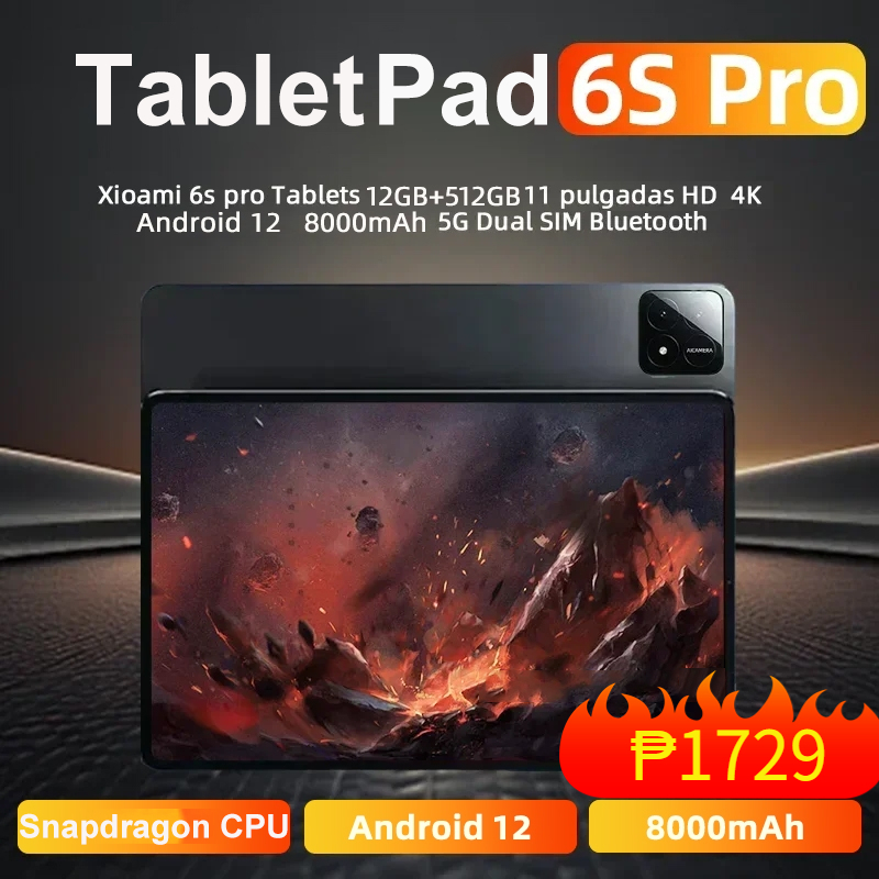 Tablet Pad 6s tablet Android 11.8-inch dual SIM 5G WIFI tablet android ...
