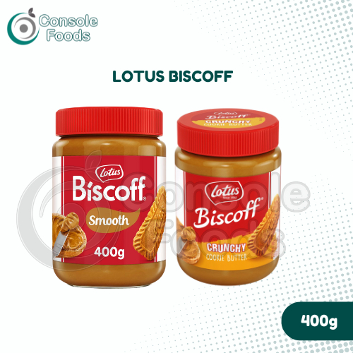 LOTUS BISCOFF SMOOTH & CRUNCHY CARAMELISED BISCUIT SPREAD 400g | Shopee ...