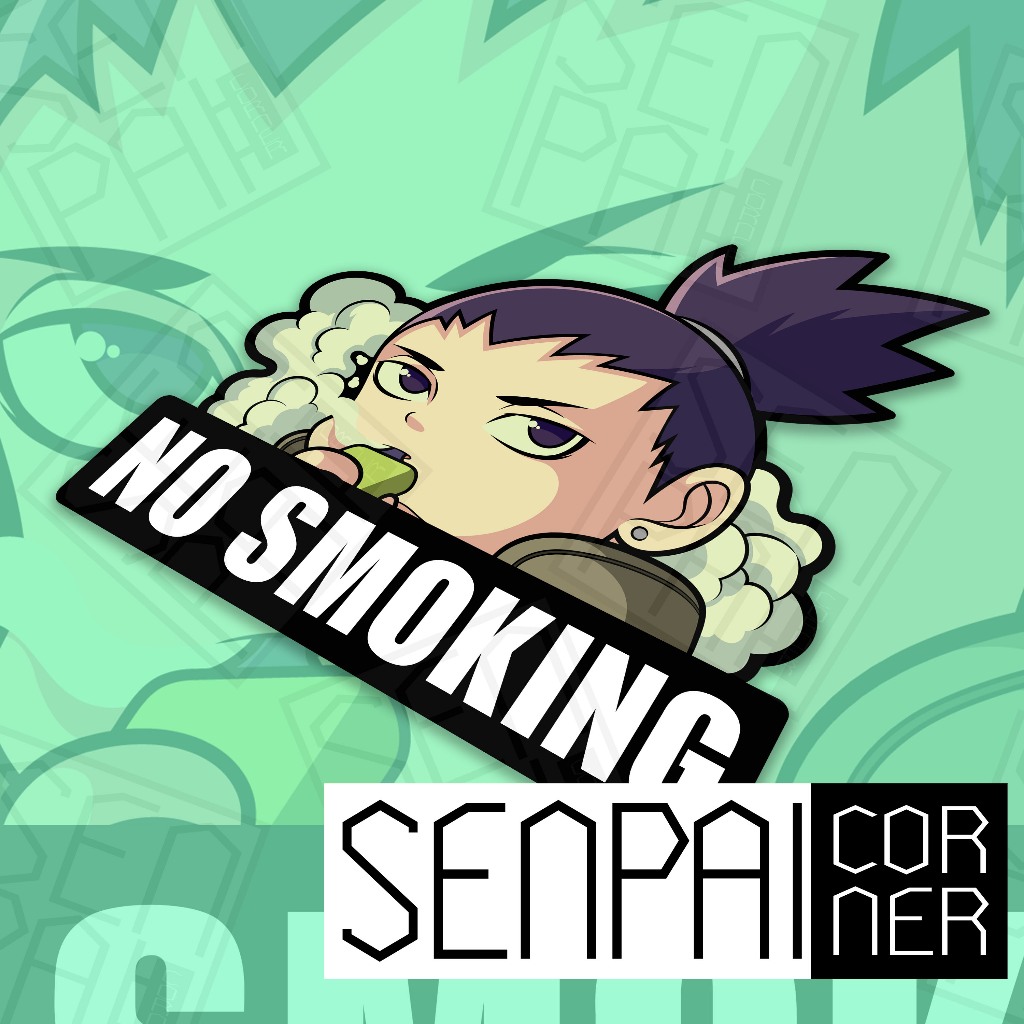 Shikamaru No Smoking Sticker | Shopee Philippines