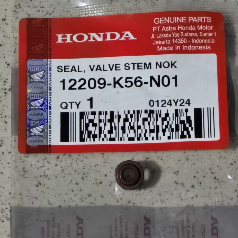 Valve Seal HONDA GENUINE RS 150 CBR SUPRA PCX 160 GENIO GTR | Shopee ...