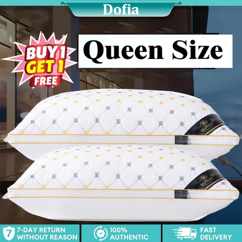 Dofia Pillow Upgraded High-Quality Korean Fiber Hotel Five-star ...