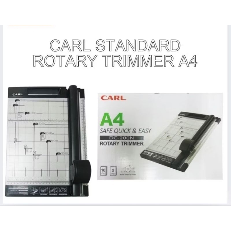 CARL standard rotary trimmer A4 # DC200N | Shopee Philippines