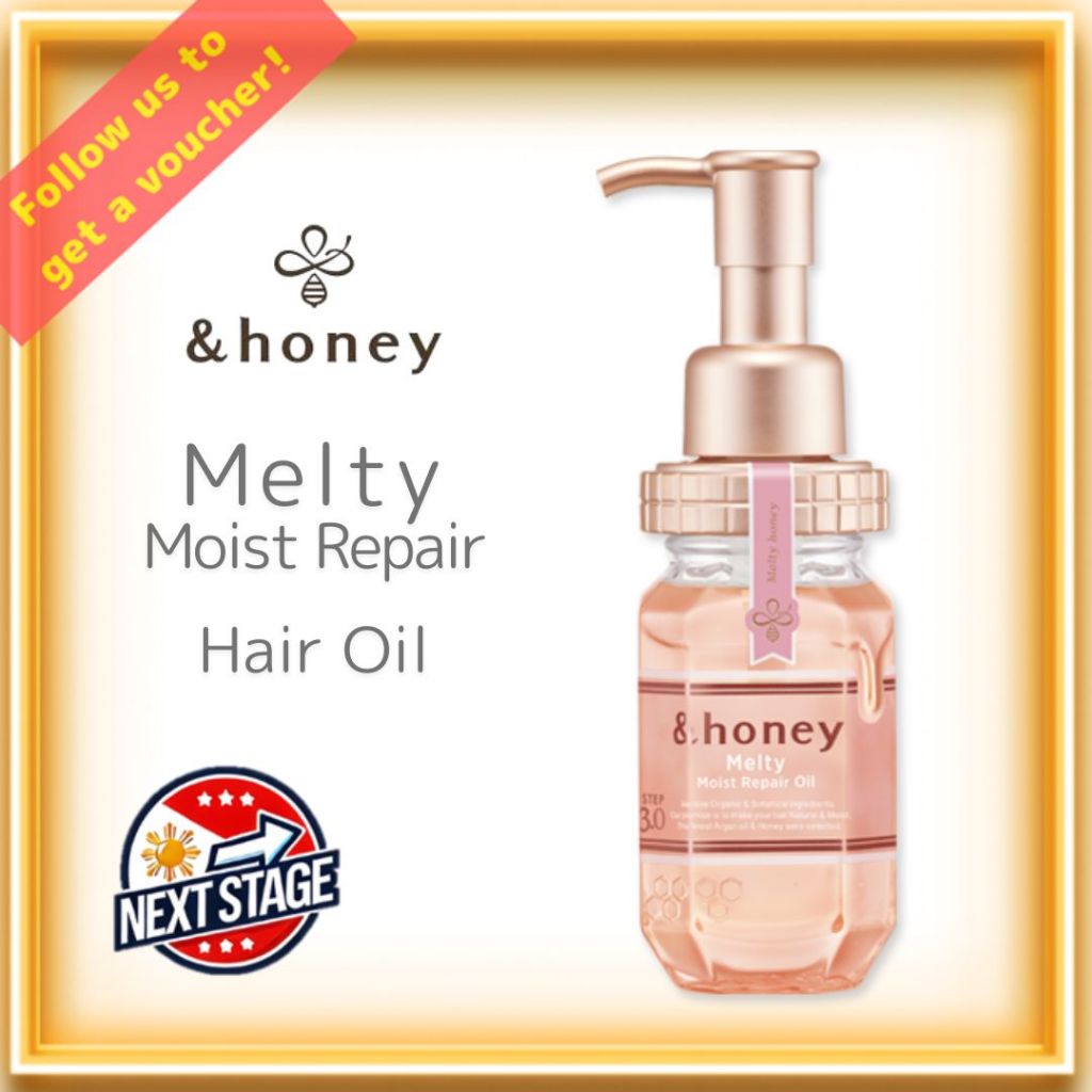 &Honey Melty Moist Repair Hair Oil 3.0/100ml 【Direct from Japan】 | Shopee Philippines
