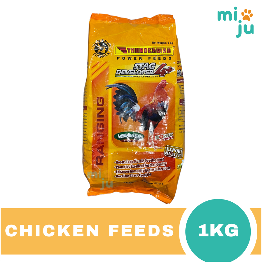 Thunderbird Stag Developer 4+ (1kg) - For Gamefowls | Shopee Philippines