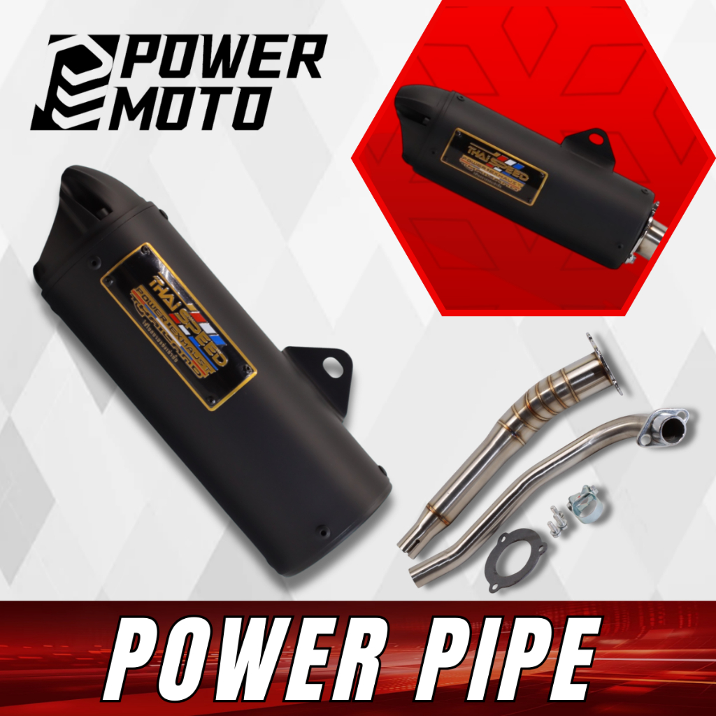 THAISPEED POWER PIPE MUFFLER FOR XRM110/XRM125 HIGH QUALITY MOTORCYCLE ...