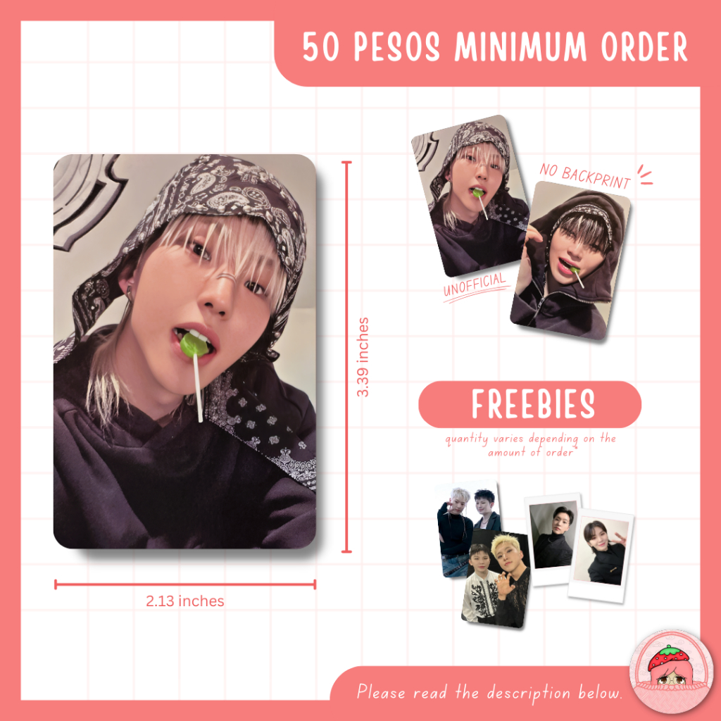 BEAM HOSHI X WOOZI HXW 96ERS SHOW FAN PARTY BENEFIT GIFT PC PHOTOCARD ...