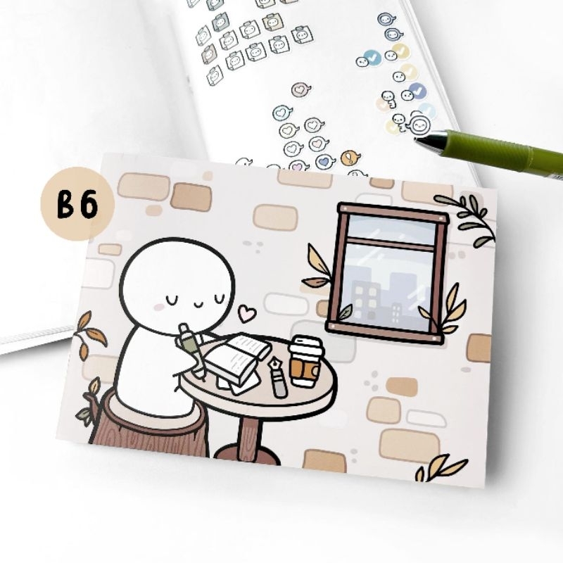 The Coffee Monsterz Co TCMC Café Work - Reusable Sticker Album | Shopee ...