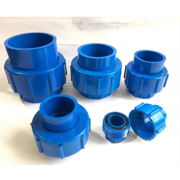 PVC Blue Fittings UNION PATENTE for Blue Pipe - Sizes 2.5 , 3 , 4 Inch ...
