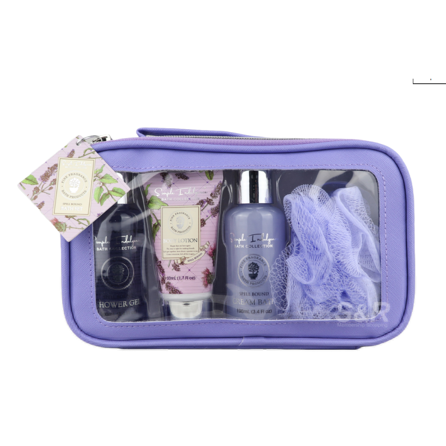 Simple Indulgence Bath Collection Clear Window Pouch | Shopee Philippines