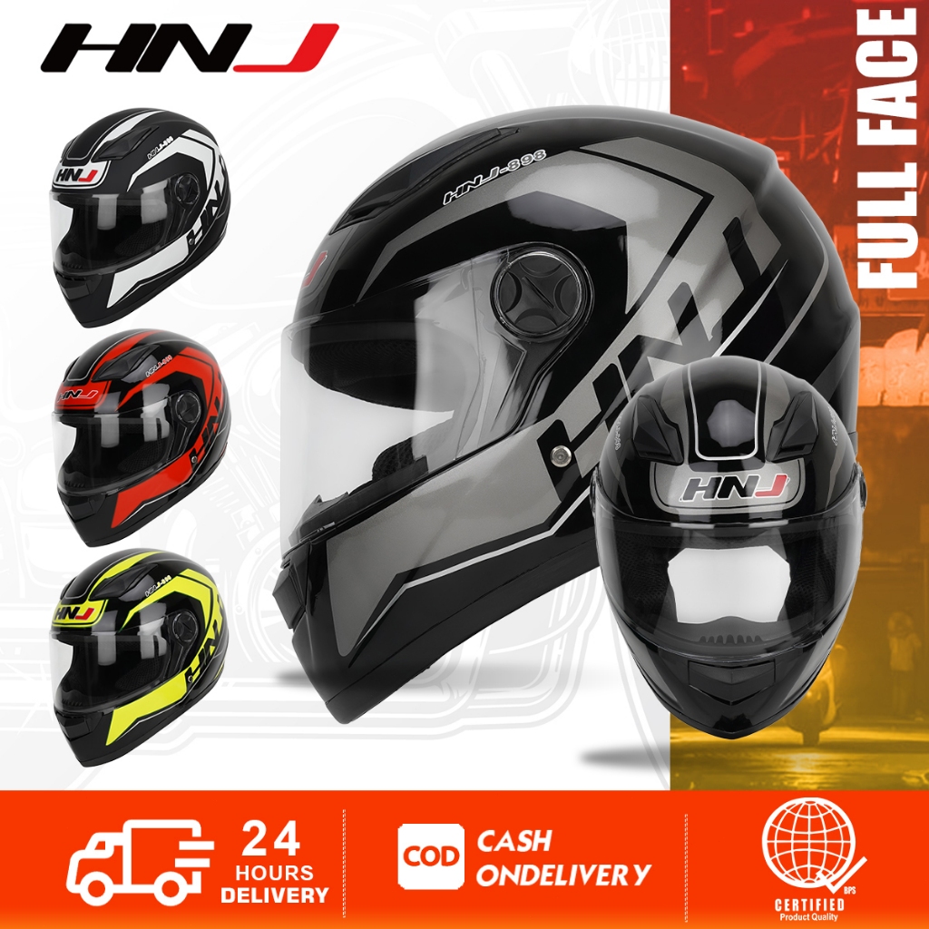 HNJ Helmet Full Face for Motorcycle FF898 Classic Helmet Men women ...