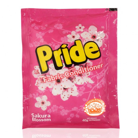 Pride Laundry Detergent Powder With Fabcon Sakura Bloosom 40g By 6s ...
