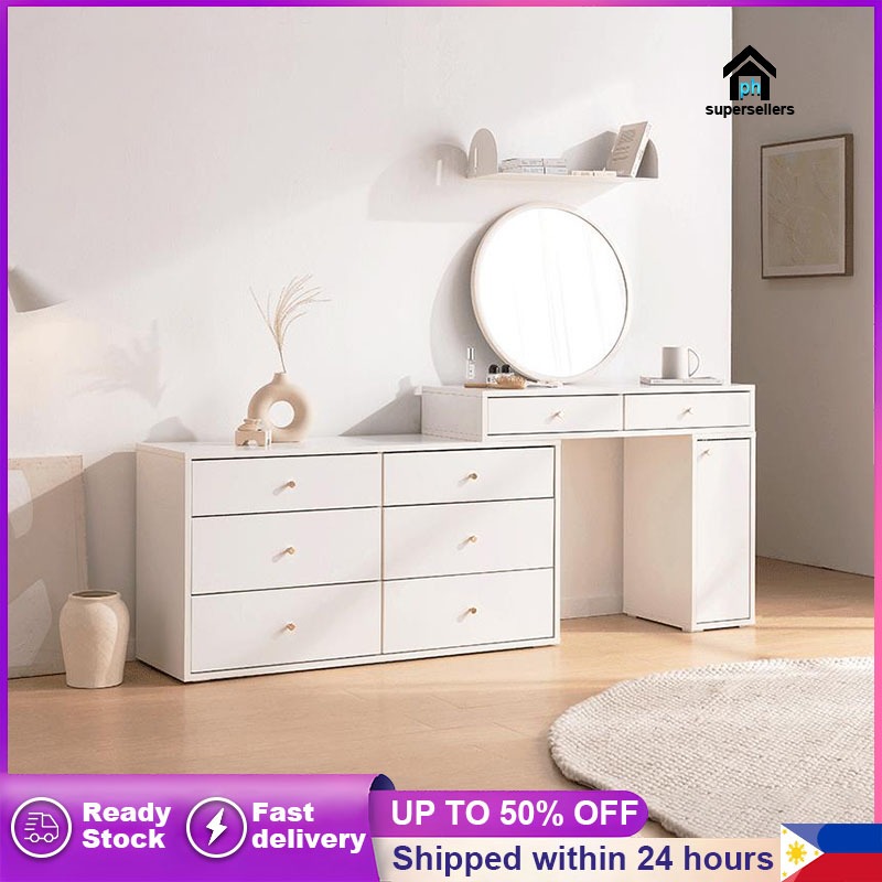 Dressing table bedroom storage integrated net celebrity 3/9 drawer ...