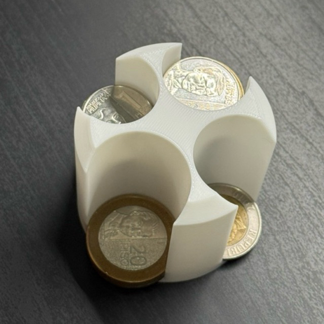 Coin Sorter 3D Printed For Philippine Coins (20,10,5,1) | Shopee ...