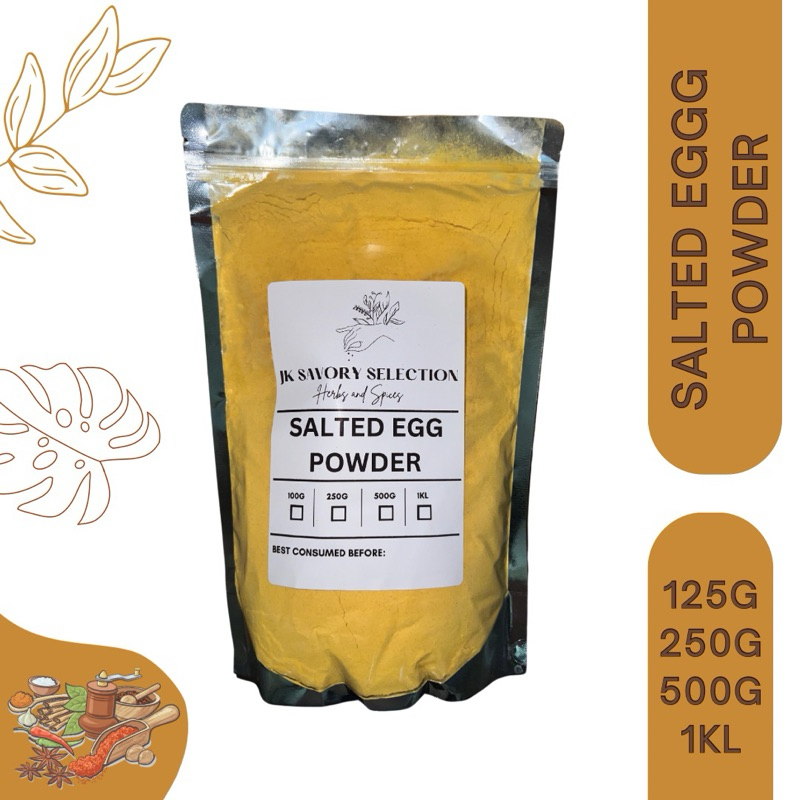 SALTED EGG POWDER (1 KG, 500 GRAMS, 250 GRAMS, 125 GRAMS) | Shopee ...