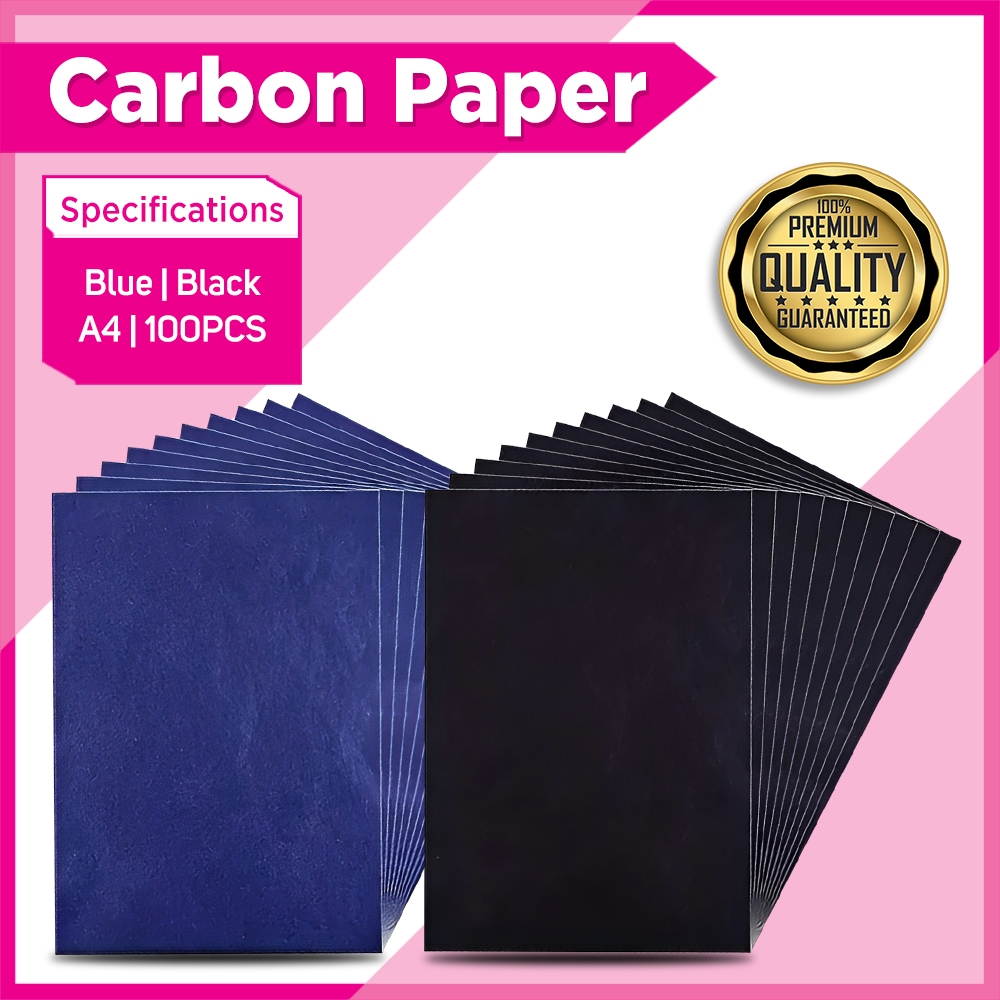 100Sheets Carbon Paper A4 Size | Shopee Philippines