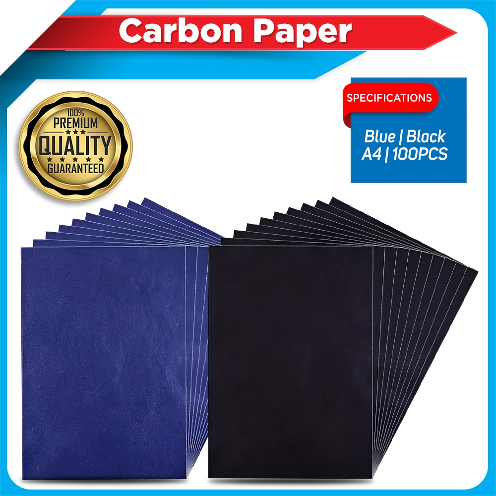 100Sheets Carbon Paper A4 Size | Shopee Philippines