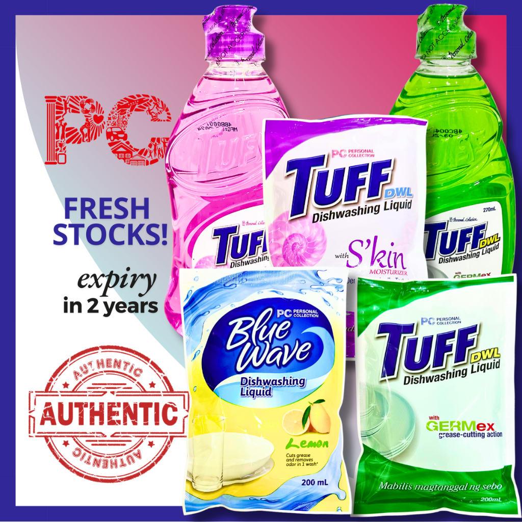Blue Wave DWL Dishwashing Liquid 200ml Tuff DWL Germex S'kin Bottle ...