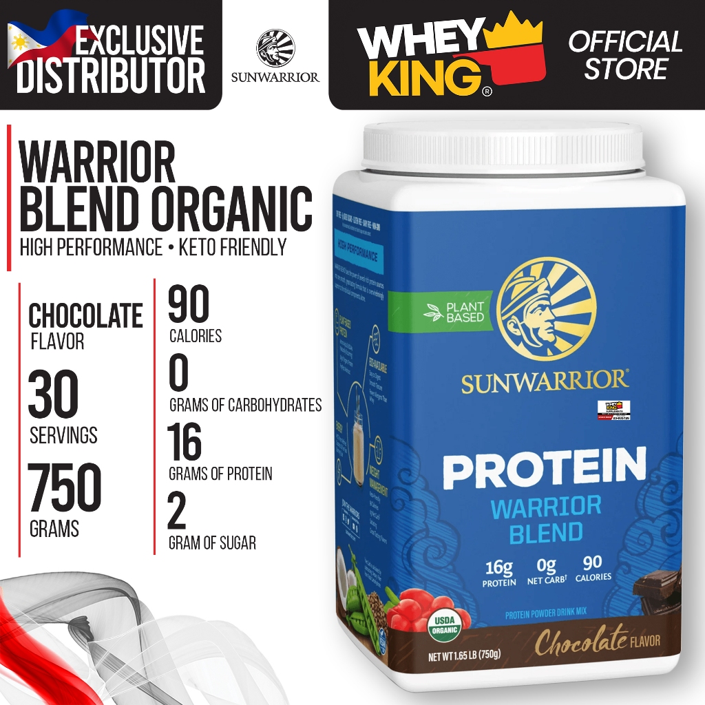 SUNWARRIOR l WARRIOR BLEND Organic 750grams | Shopee Philippines