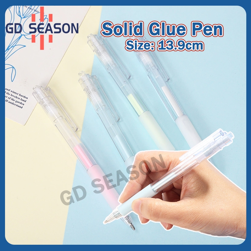 Solid Glue Stick Pen Shape Candy Color Quick-drying Glue Stick Pen ...