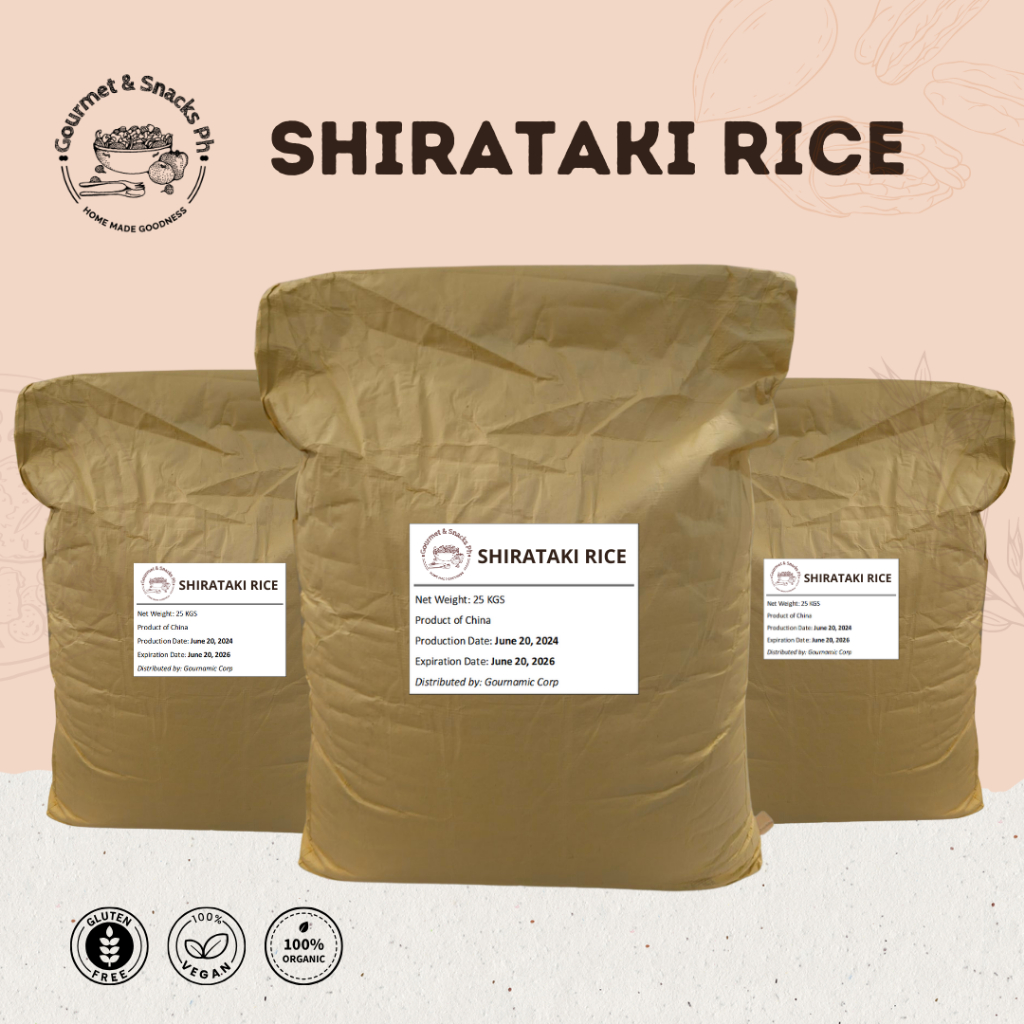 WHOLESALE SACK Dry Shirataki Rice / Konjac Rice / Low-carb Keto ...