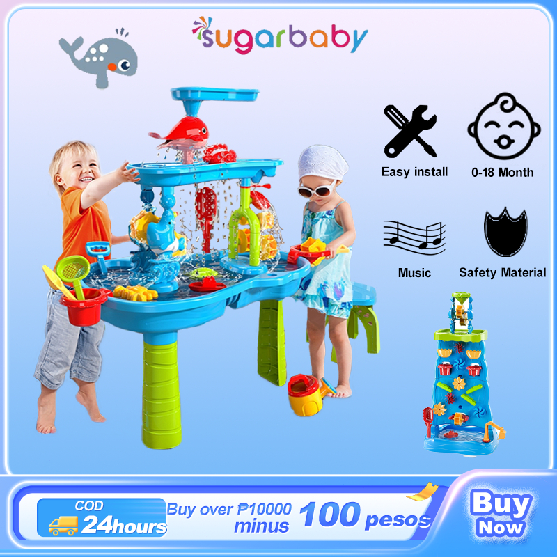 Waterfall Water Toy for Kids Playing Table Swimming Pool Sand Playing ...