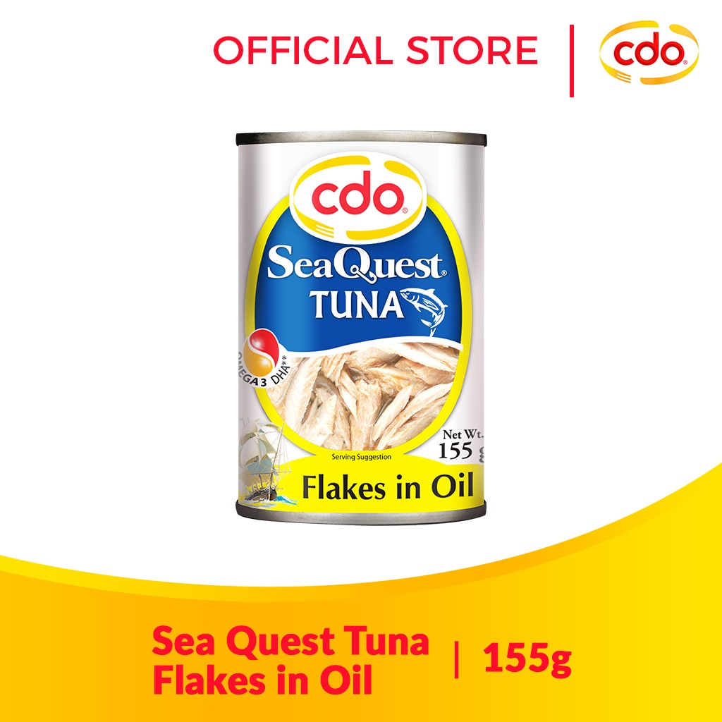 CDO SeaQuest Tuna Flakes in Oil 155g | Shopee Philippines