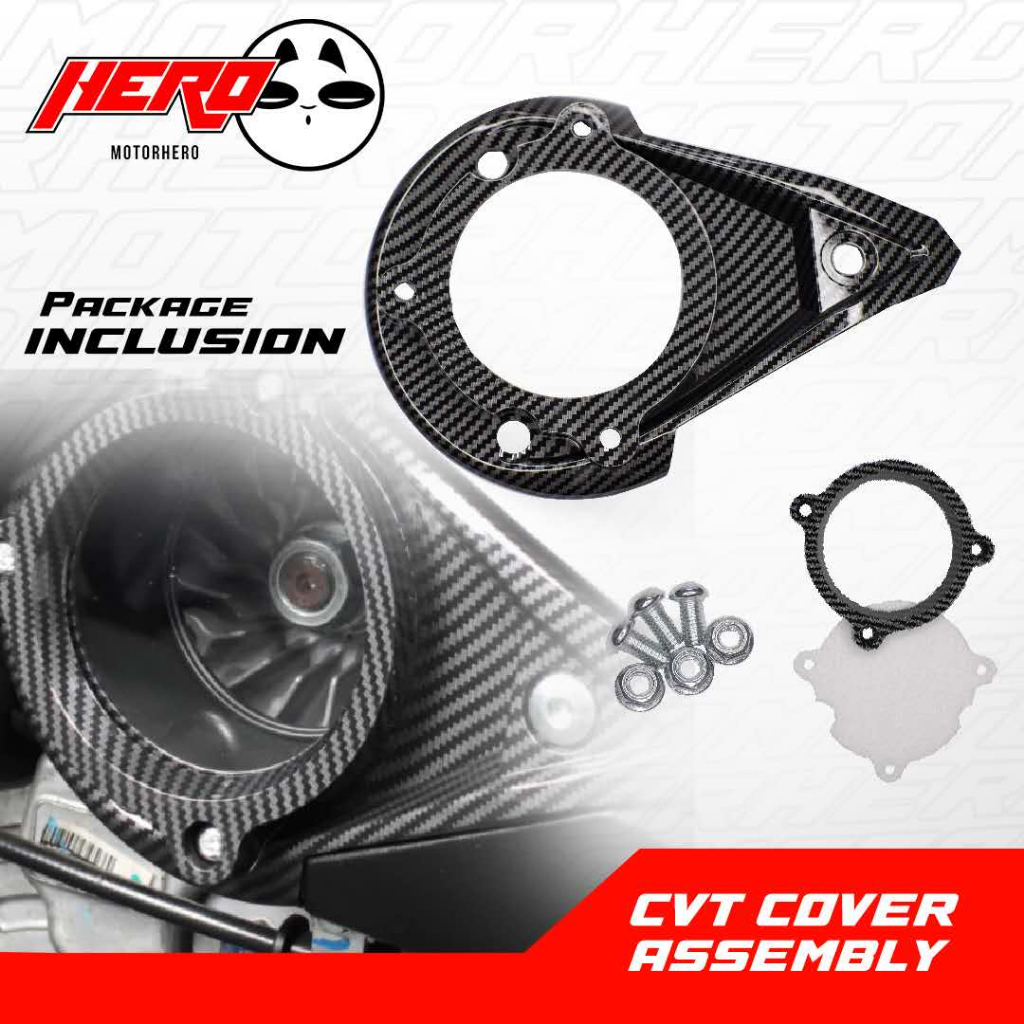 CVT Cover And Bolts Click V2/V3/V4 Pulley Cover With Transparent ...