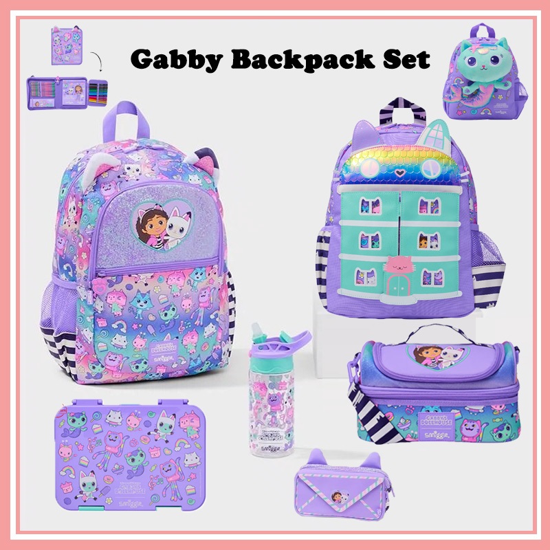 【Fast Shipping】Smiggle Gabby's Dollhouse Classic Backpack | Shopee ...