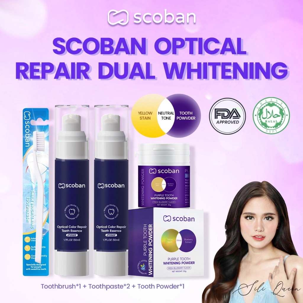 Scoban optical color repairteeth essence whitening teeth purple ...
