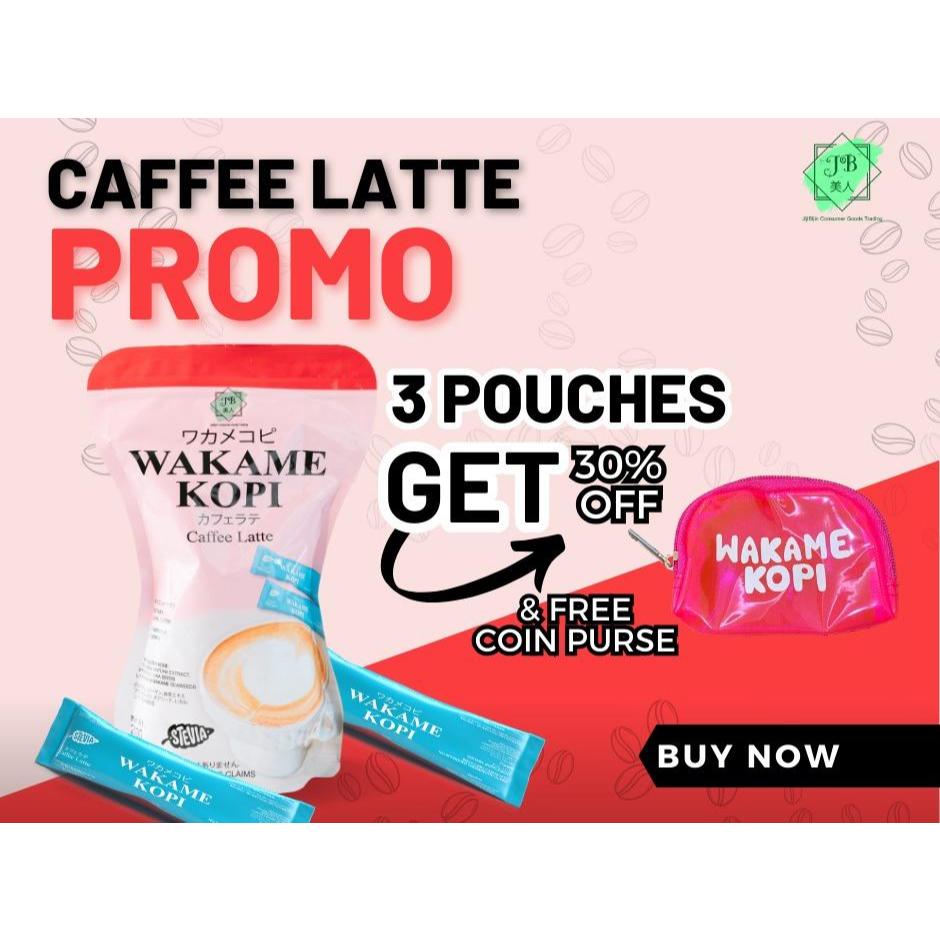 Caffe Latte Promo 3 (WAKAME KOPI) | Shopee Philippines