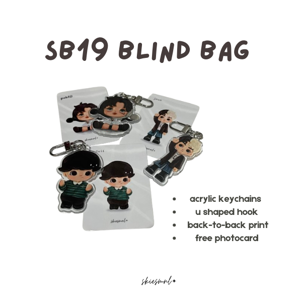SB19 Full Size Keychain [Elesbi or Bag Keychain] | Shopee Philippines