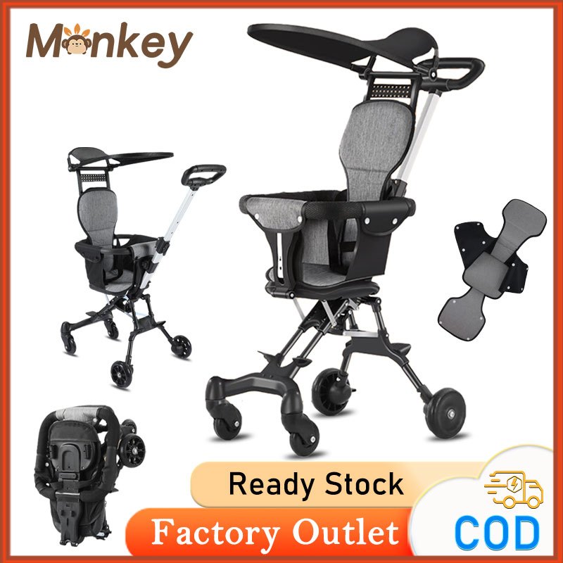 Monkey Lightweight Foldable Stroller For Baby Two Way Stroller For Kids ...