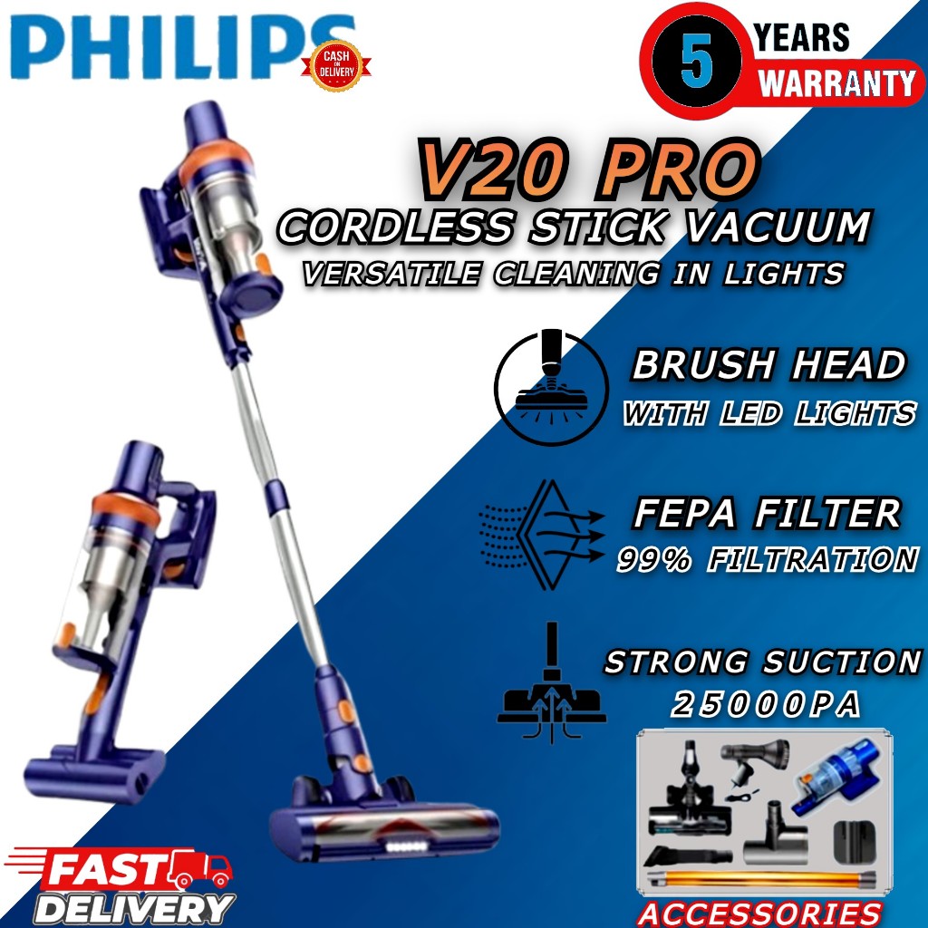 Vacuum V20 PRO Wireless Cleaner Free Dust Mite Vacuum Cordless For Home ...