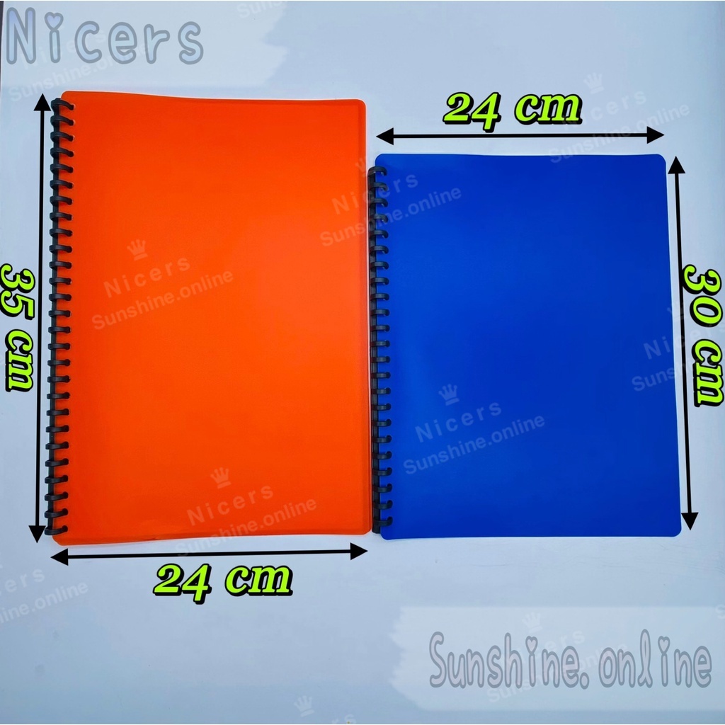 File folder Clear Book Long Size 35 x 24 cm Short Size 30 x 24 cm ...