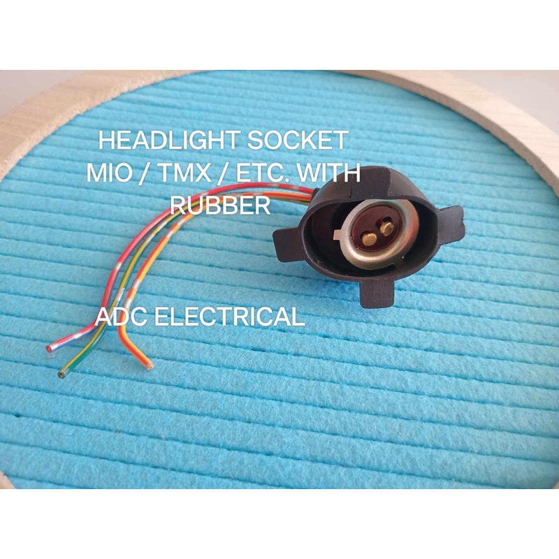 HEAD LIGHT SOCKET MIO TMX 155 BARKO RAIDER WITH RUBBER HEAVY DUTY AND ...