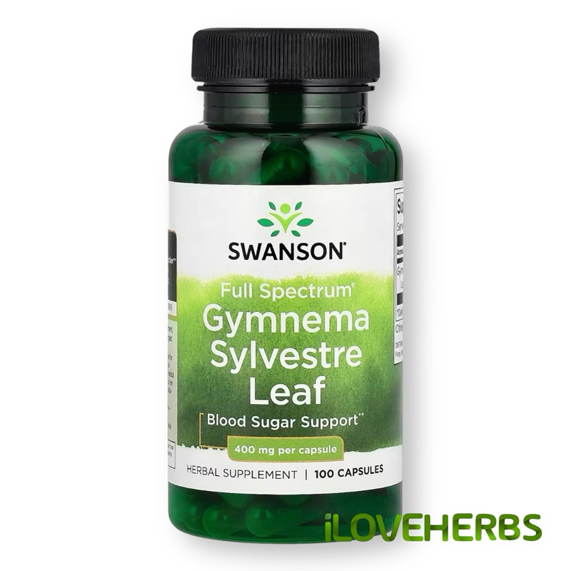 Swanson, Full Spectrum® Gymnema Sylvestre Leaf, 400 mg, 100 Capsules ...