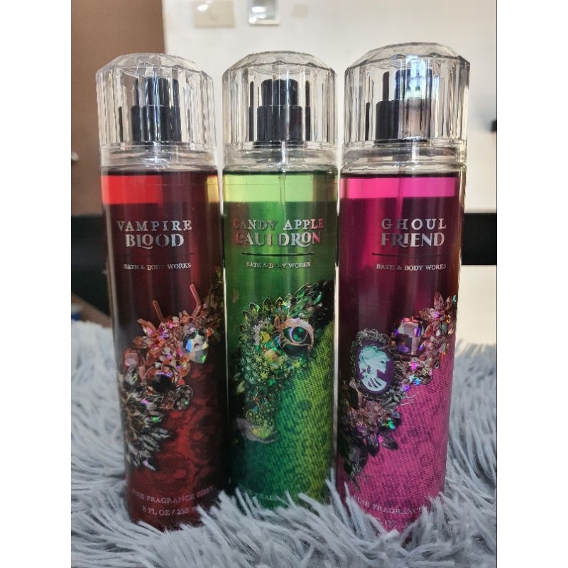 BBW CANDY APPLE COULDRON GHOUL FRIEND VAMPIRE BLOOD fragrance mist ...