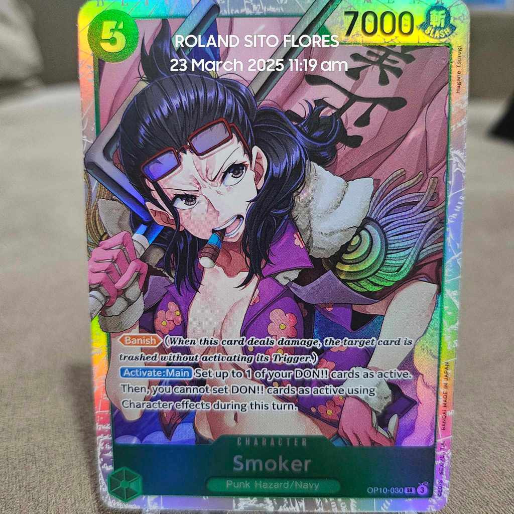 One Piece TCG [English] OP10-030 SR Smoker | Shopee Philippines