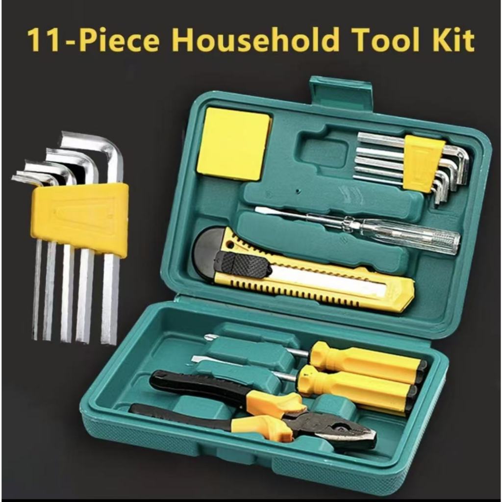 11Pcs/set Tools set Box Professional Hardware Home Repair Set Hand ...