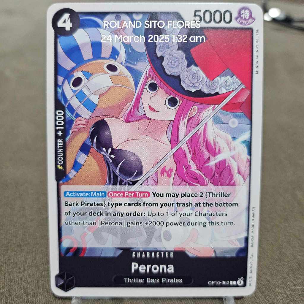 One Piece TCG [English] OP10-092 C Perona | Shopee Philippines