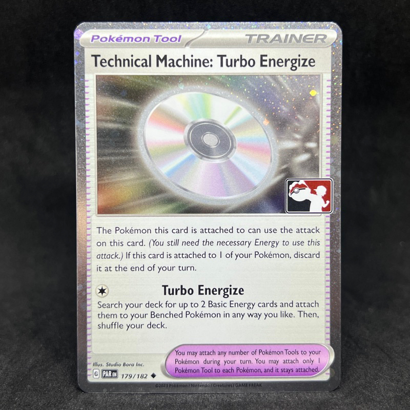 Pokemon TCG Technical Machine Turbo Energize Stamped Holo 179/182 2025 ...