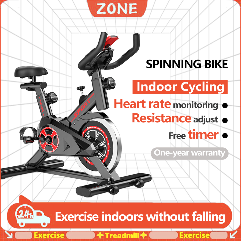 Exercise Bikes Heart Rate Monitoring Home Spinning Indoor Exercise ...