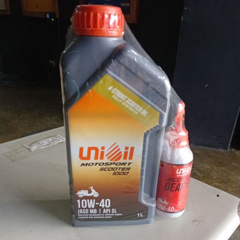 Unioil engine oil w/ gear oil 1L | Shopee Philippines