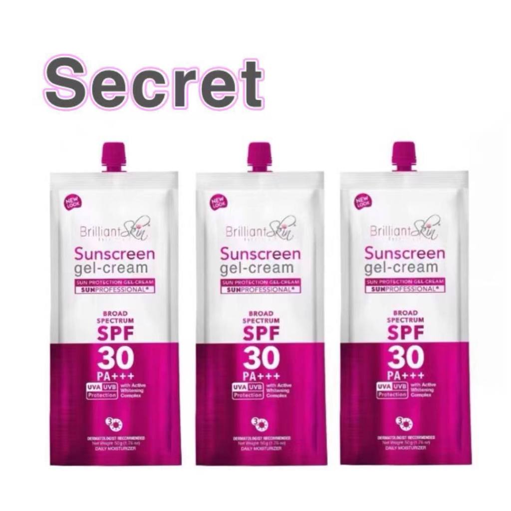 Set OF 3 Brilliant Skin Essentials Sunblock Sunscreen Gel-Cream SPF30 ...